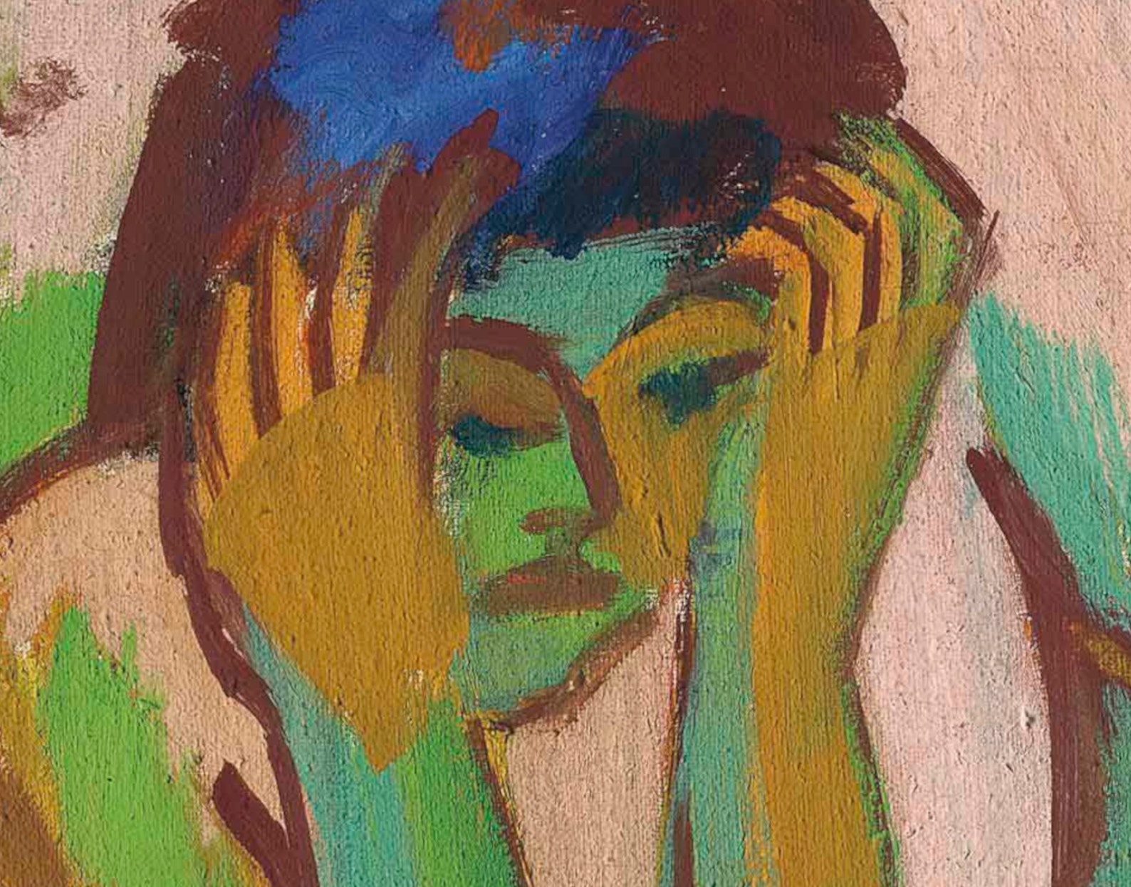 Ernst Ludwig Kirchner Expressionism Fine Art Print, Bathers in the ...