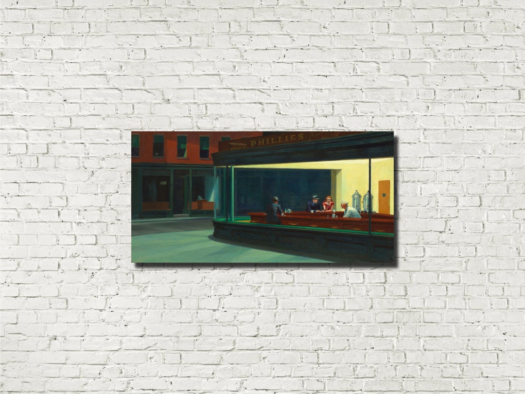 Edward Hopper Fine Art Print, Nighthawks - Etsy