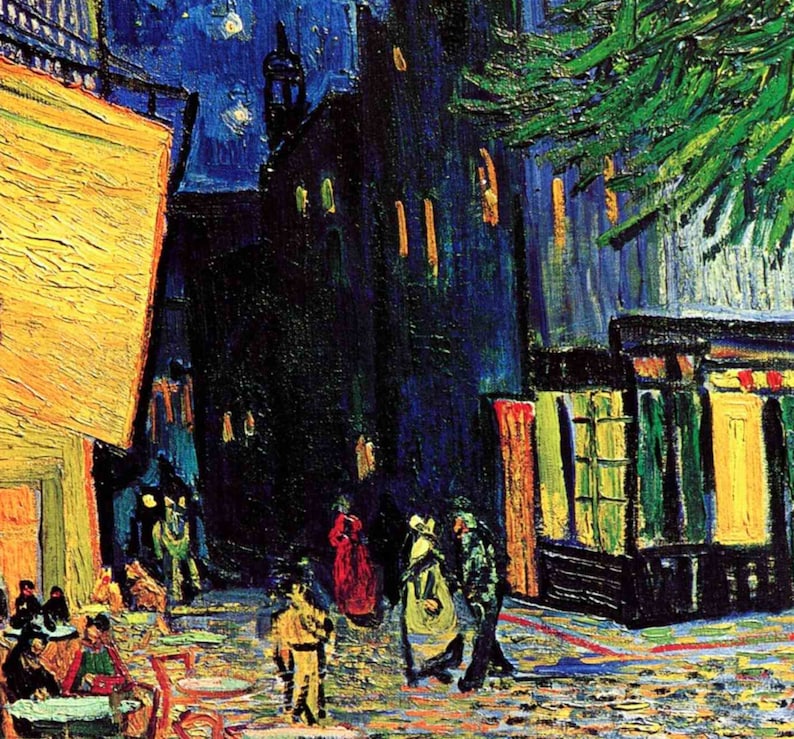 Vincent Van Gogh Fine Art Print Cafe Terrace on the Place Du - Etsy