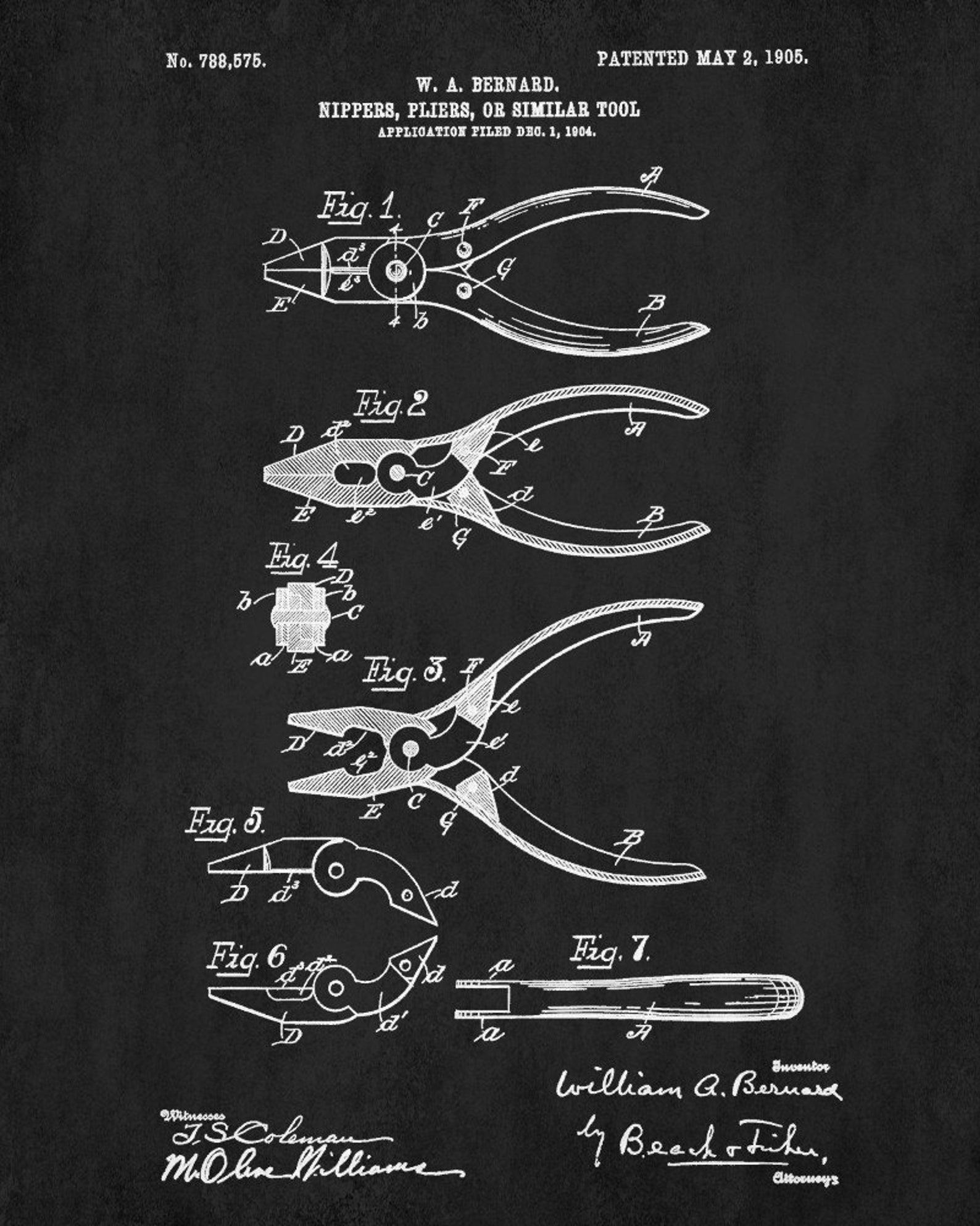 Pliers Patent Print, Hand Tools Woorkshop Decor, DIY Poster - Etsy UK
