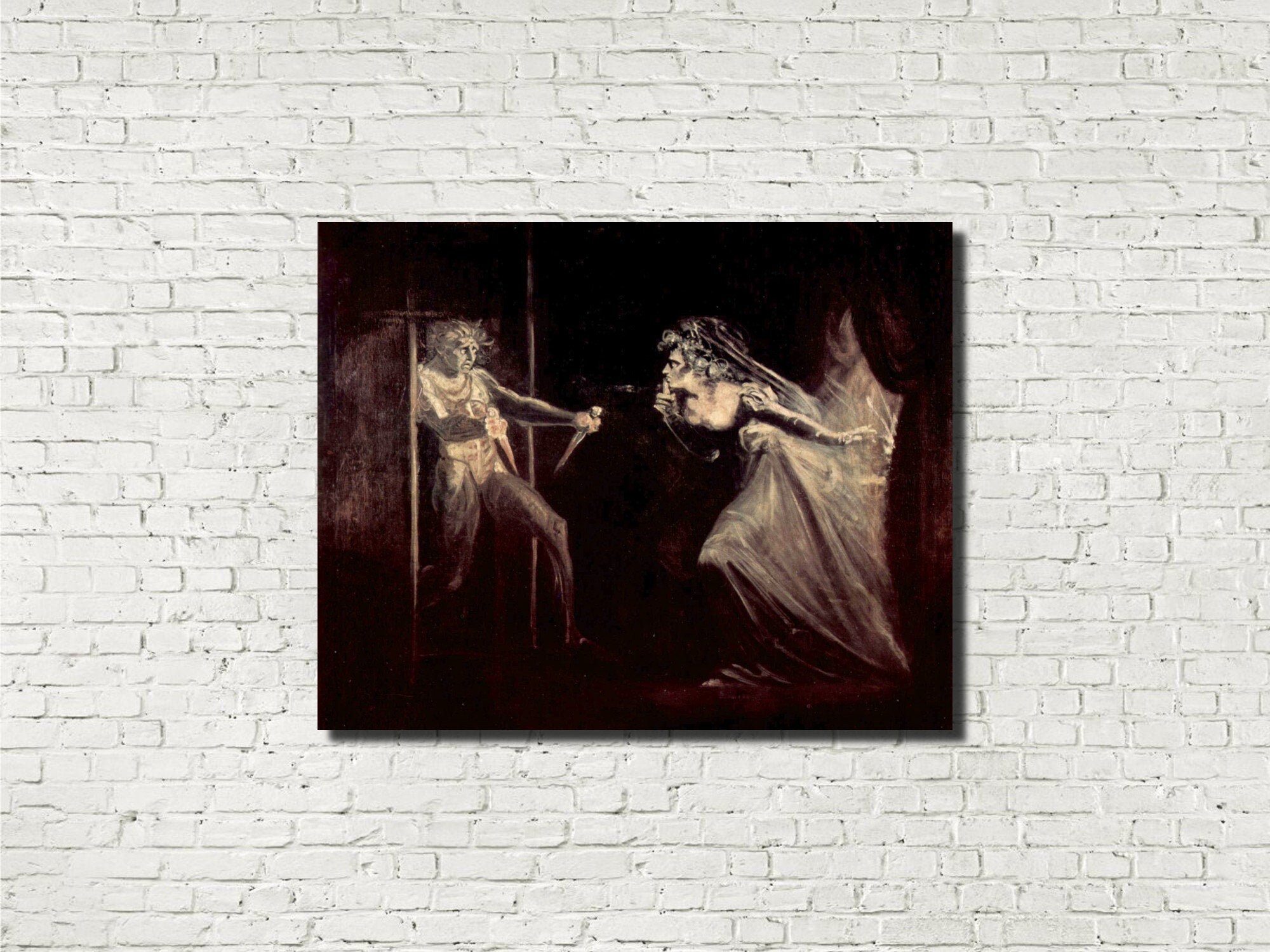 Henry Fuseli Fine Art Print Lady Macbeth Seizes the Daggers - Etsy UK