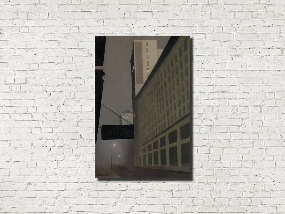 George Ault American Fine Art Print New York Night No. 2 - Etsy