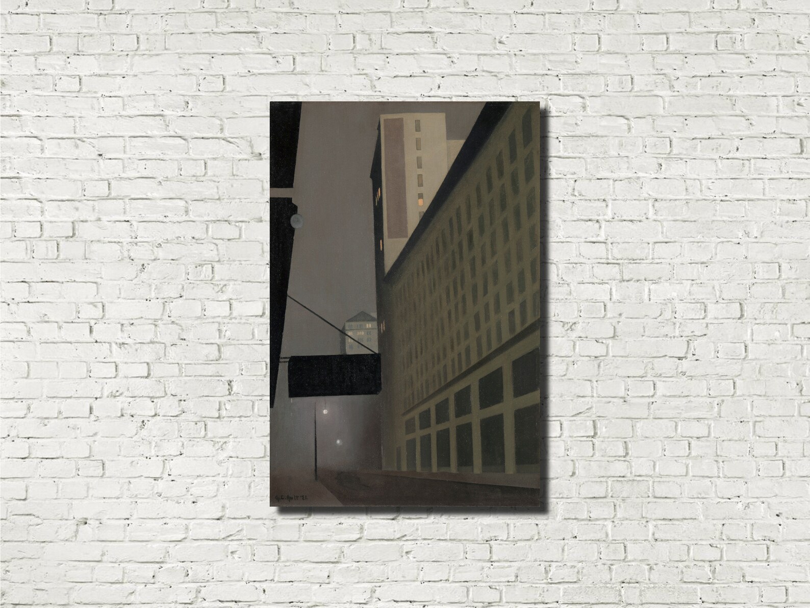 George Ault American Fine Art Print New York Night No. 2 - Etsy