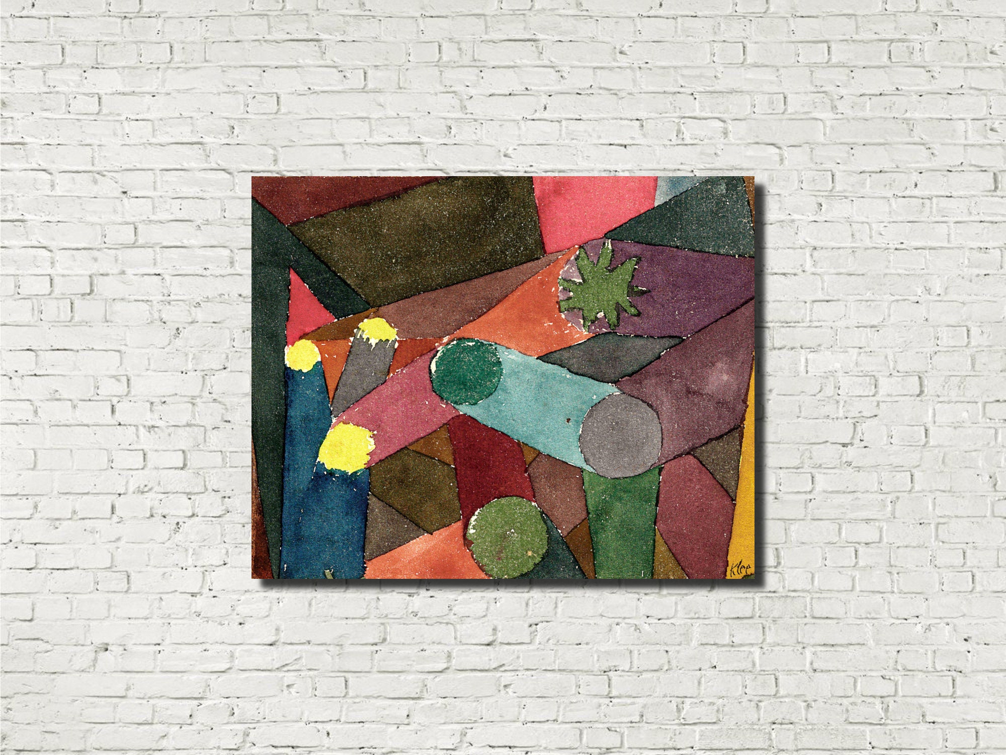 Art & Collectibles Prints Paul Klee Abstract Fine Art Print Garden ...