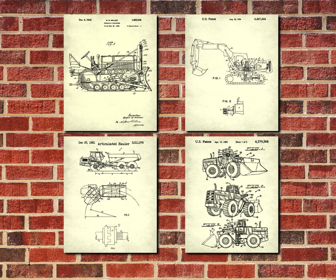 Gold Mining Patent Prints Set 4 Klondike Baumaschinen Poster - Etsy.de