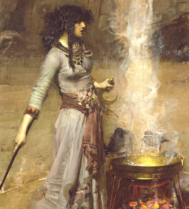 John William Waterhouse Fine Art Print : the Magic Circle - Etsy UK