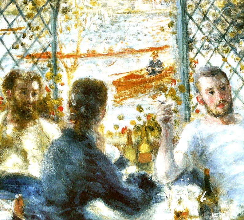 Pierre-auguste Renoir Impressionist Fine Art Print Lunch at - Etsy