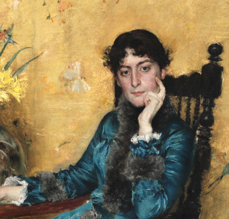 William Merritt Chase Fine Art Print Portrait of Dora Wheeler - Etsy