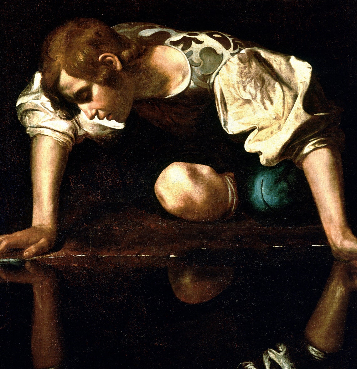 Caravaggio Baroque Fine Art Print, Narcissus - Etsy UK