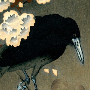 Ohara Koson Japanese Fine Art Print, Crow and Blosom - Etsy