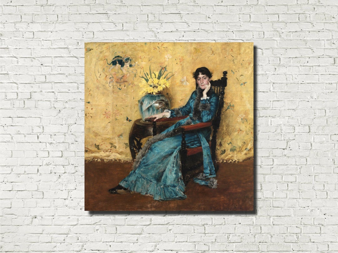 William Merritt Chase Fine Art Print, Portrait of Dora Wheeler - Etsy