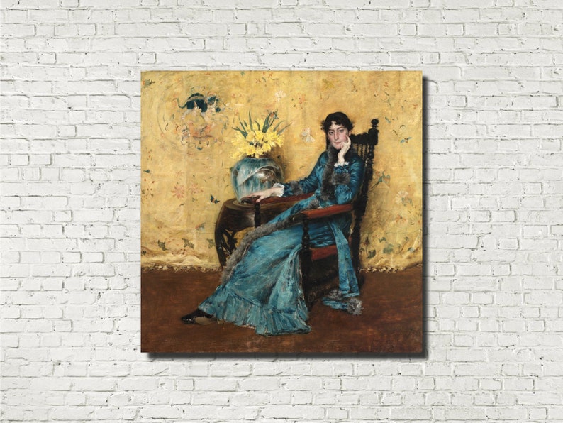 William Merritt Chase Fine Art Print Portrait of Dora Wheeler - Etsy