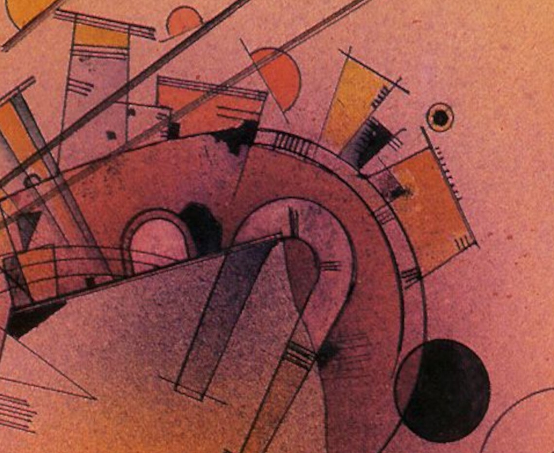 Geometric Abstract Art Wassily Kandinsky Fine Art Print - Etsy