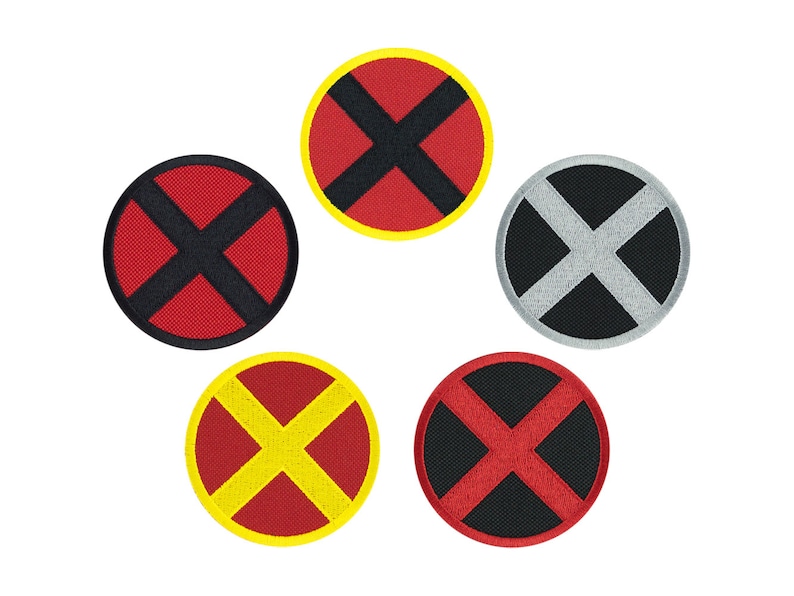 X Men Various Colors Embroidered Patch Iron on or VELCRO® - Etsy
