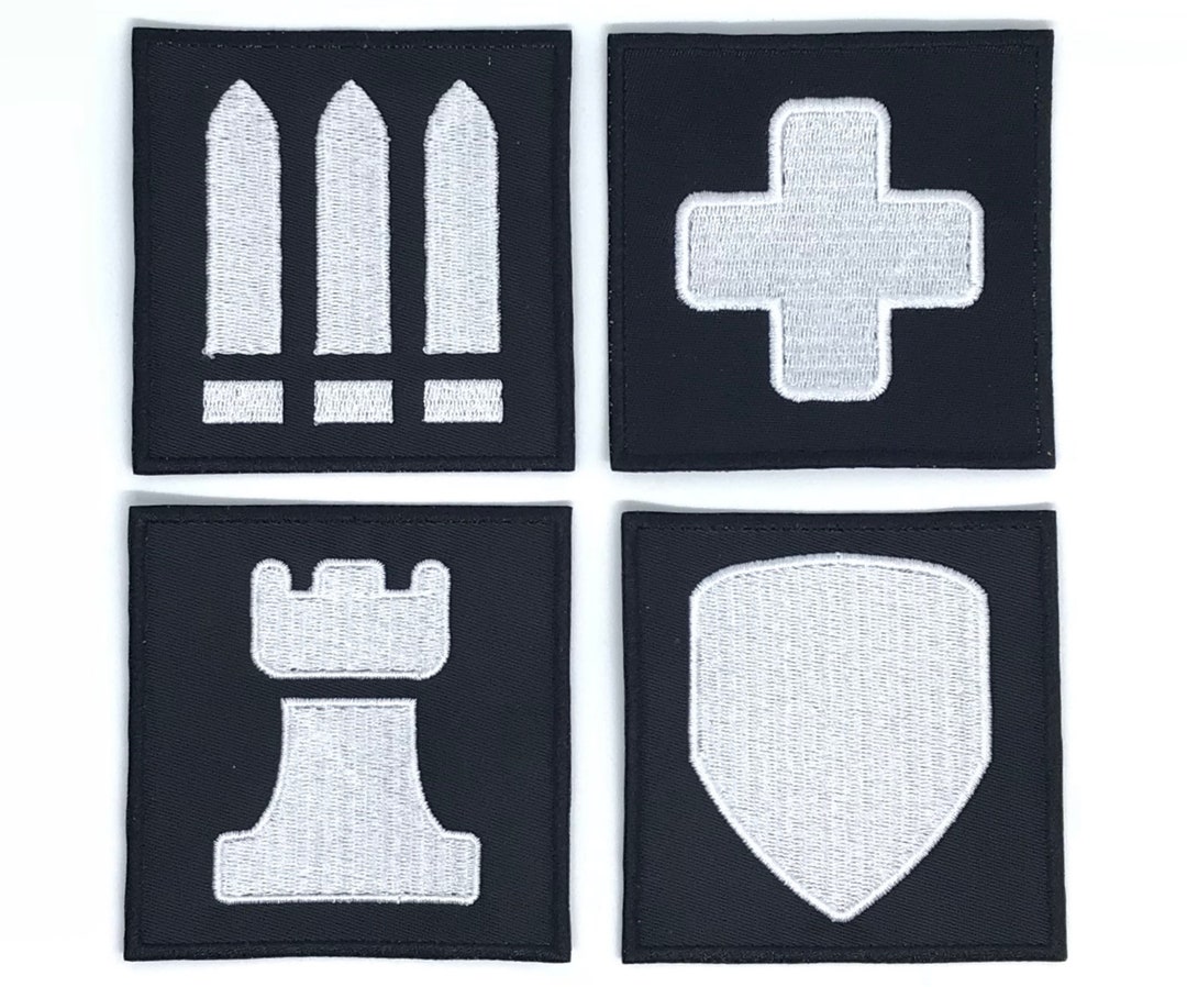 Overwatch Role Patches Embroidered Iron on Patch Iron on Applique - Etsy