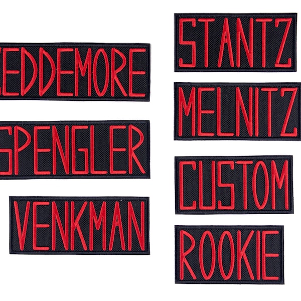 Ghostbuster Name Tag - Etsy