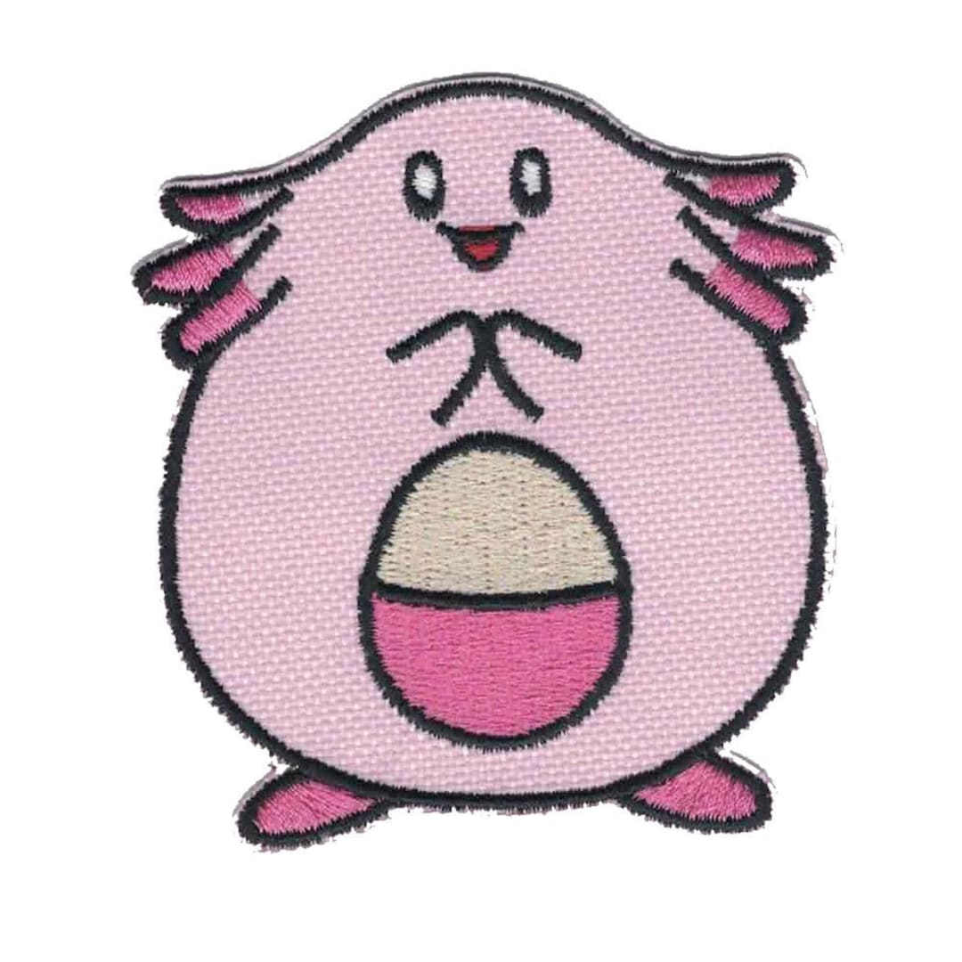 Chansey Pokemon Embroidered Iron on Patch - Etsy