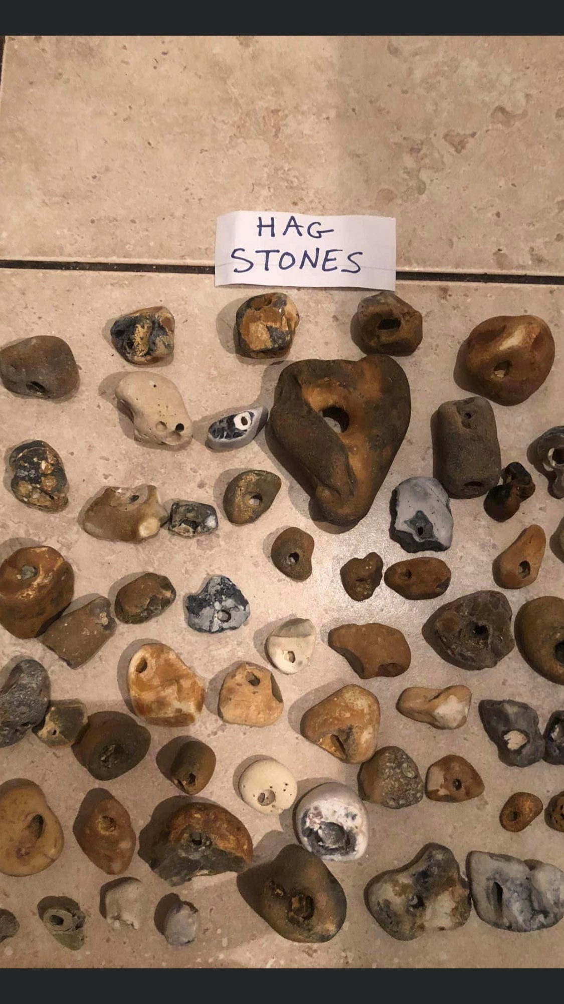 Lucky Hag Holey Stones for Jewellery and Protection Price is - Etsy