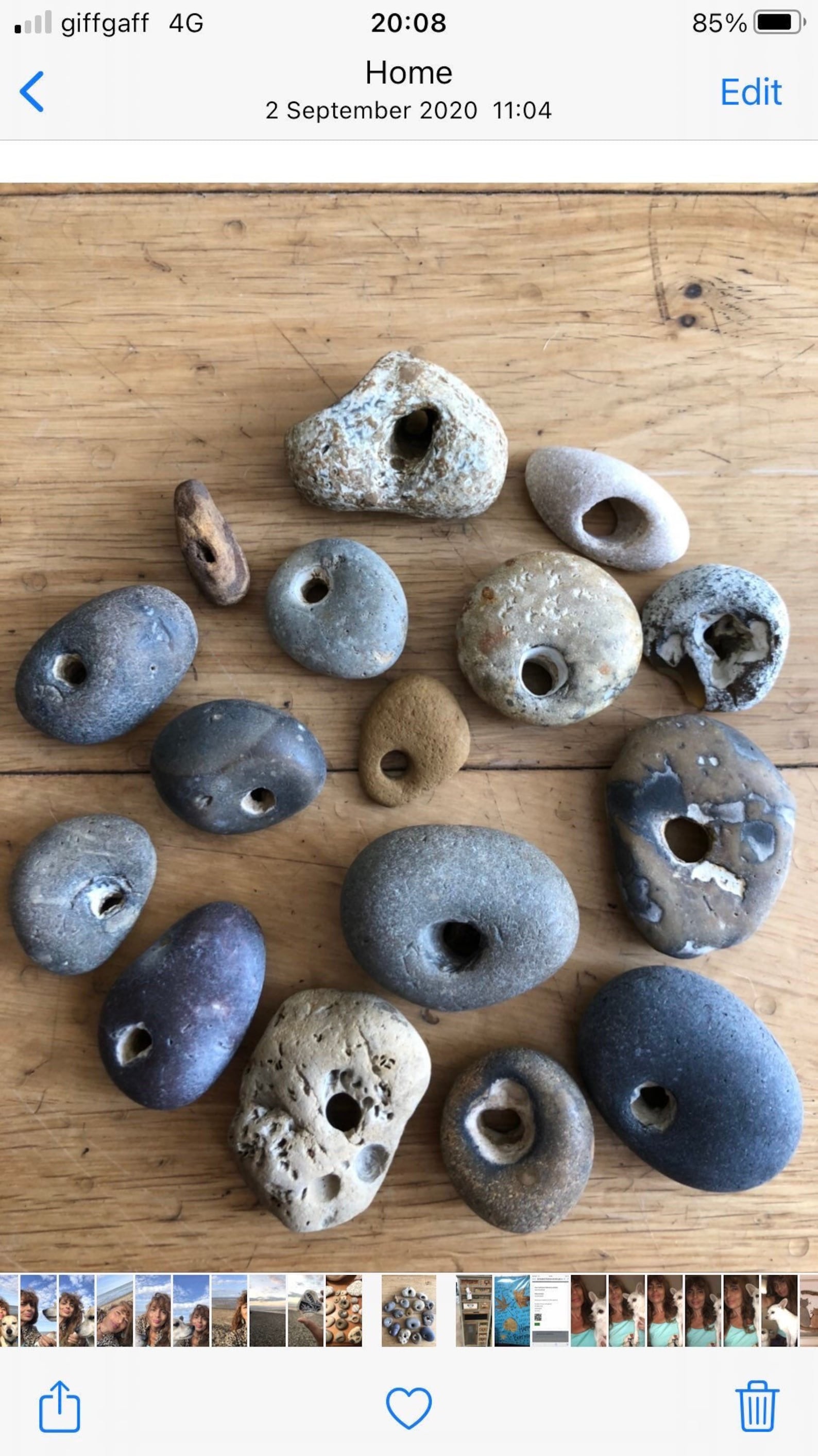 Lucky Hag Holey Stones for Jewellery and Protection Price is - Etsy