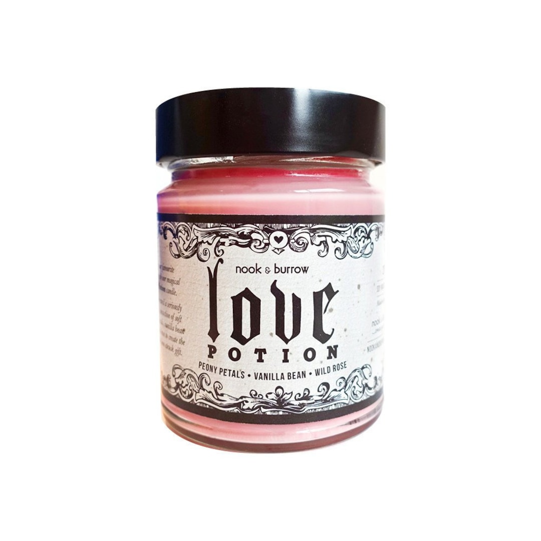 LOVE POTION - Jam Jar Candle - Etsy