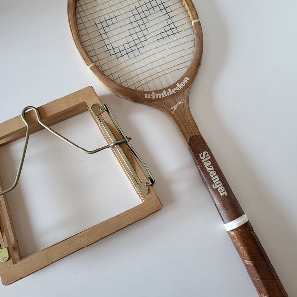 Wooden Tennis Racket - Etsy