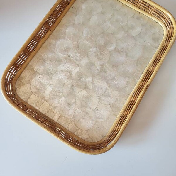 Capiz Tray - Etsy