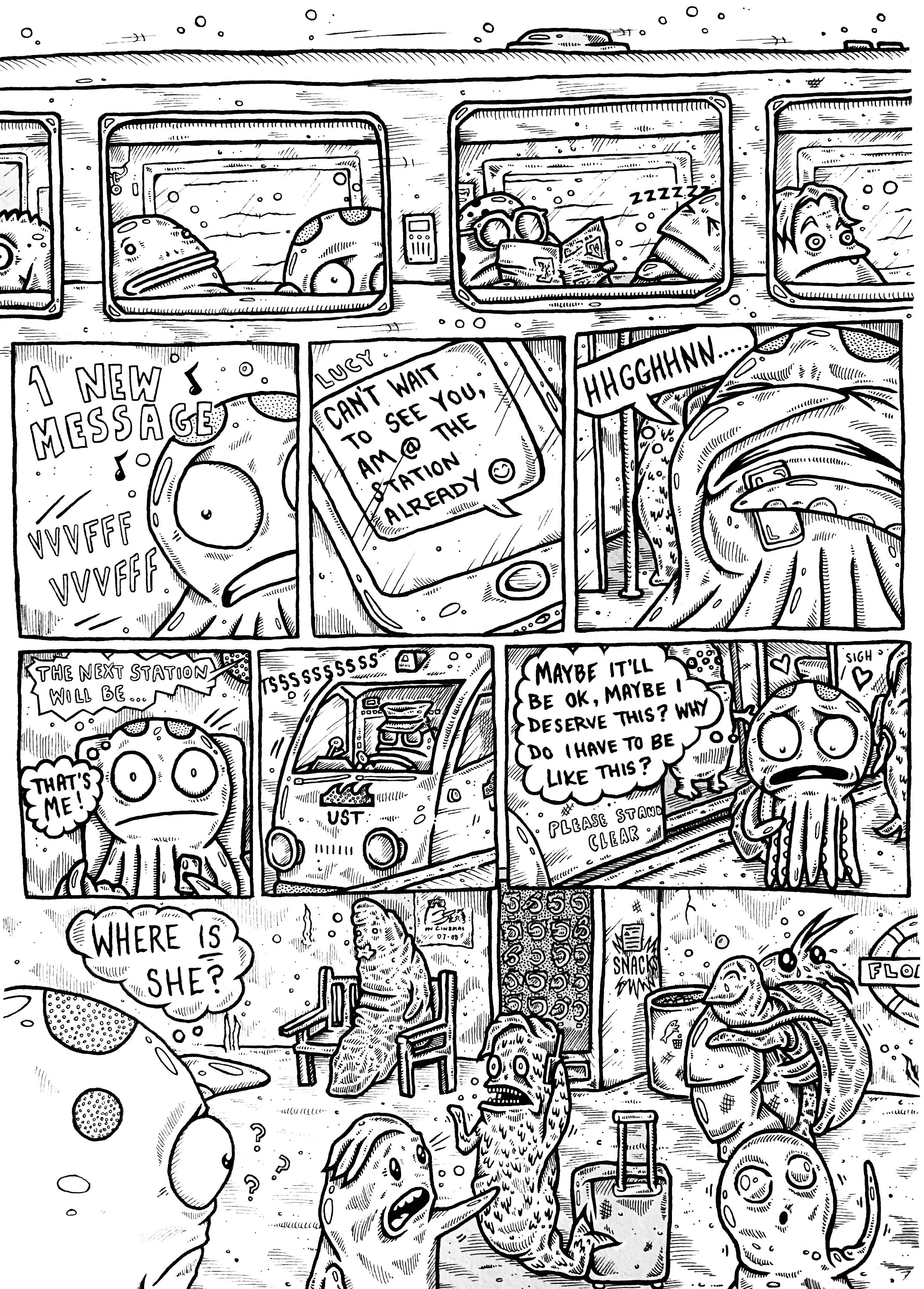 Issue 1 & 2 (double Comic) of 'the Existential Crises of Ian Squirtis ...