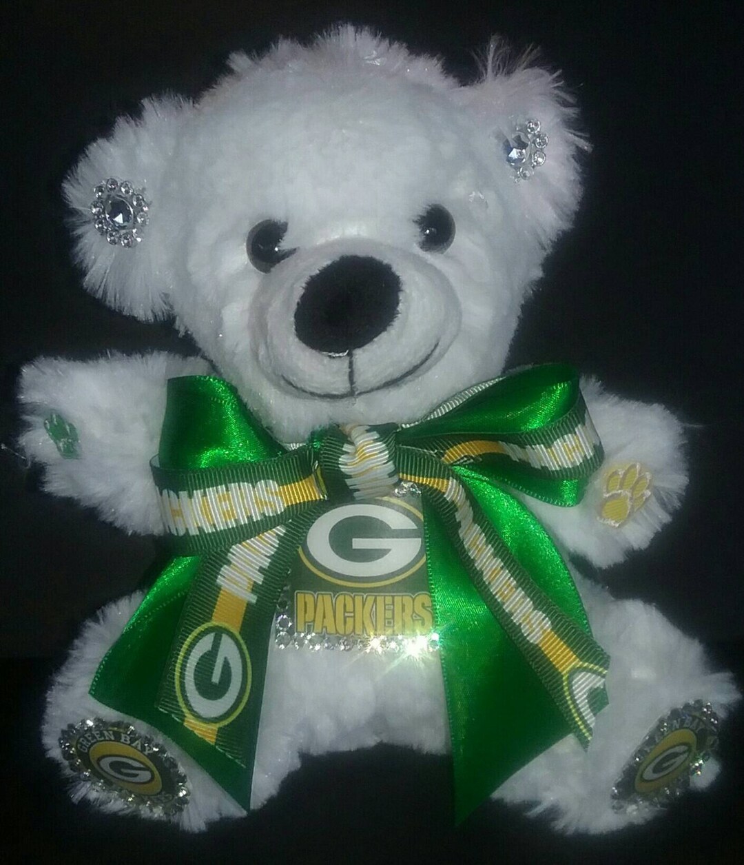 Green Bay Packers 6 in Custom Teddy Bear - Etsy