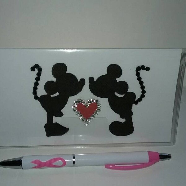 Mickey Mouse Checkbook Cover - Etsy