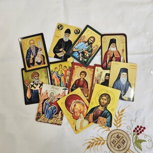 Huge Pack of Saints Cards Assortment of 15 Different Flexible Magnets ...