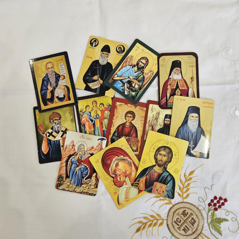 Huge Pack of Saints Cards Assortment of 15 Different Flexible Magnets ...