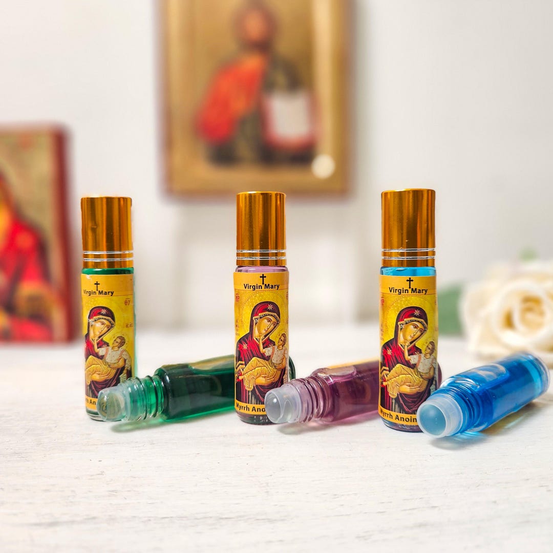 Orthodox Myrrh Anointing Oil in Roll-on – From the Monasteries of Holy ...
