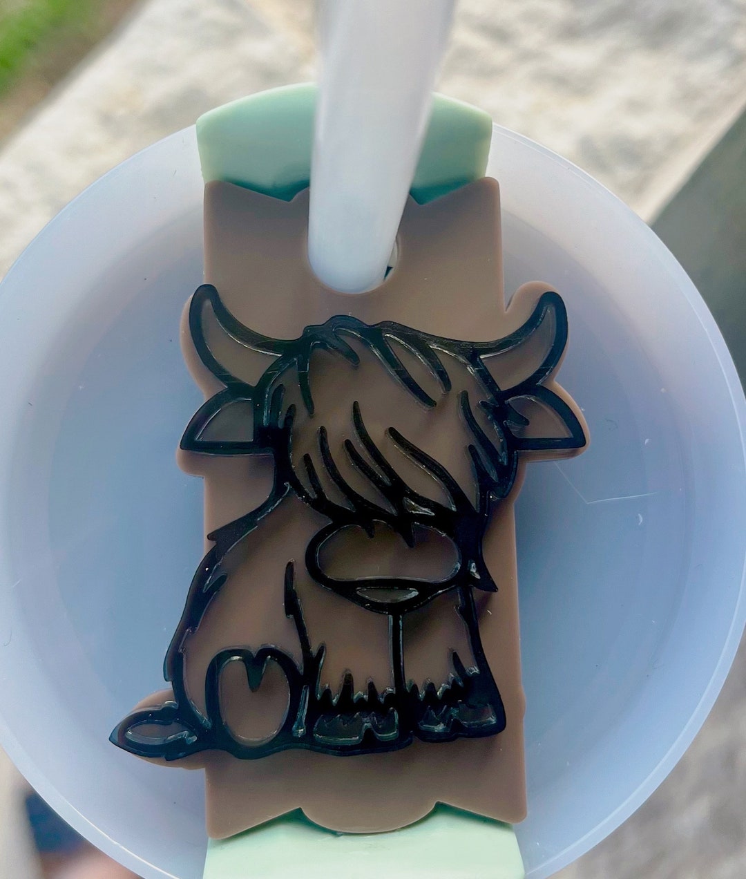 Highland Cow Stanley Cup Topper - Etsy