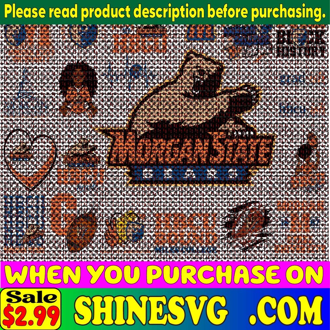 Morgan State Svg, HBCU Svg Collections, HBCU Svg, Football Svg, Mega ...