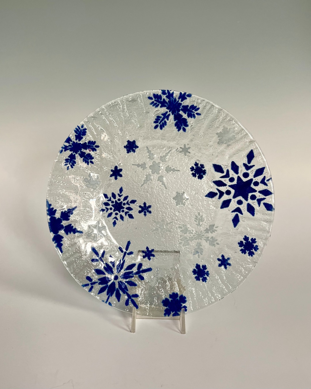 Snowflake Plate - Etsy