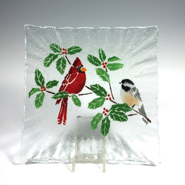 Red Cardinal Plate - Etsy