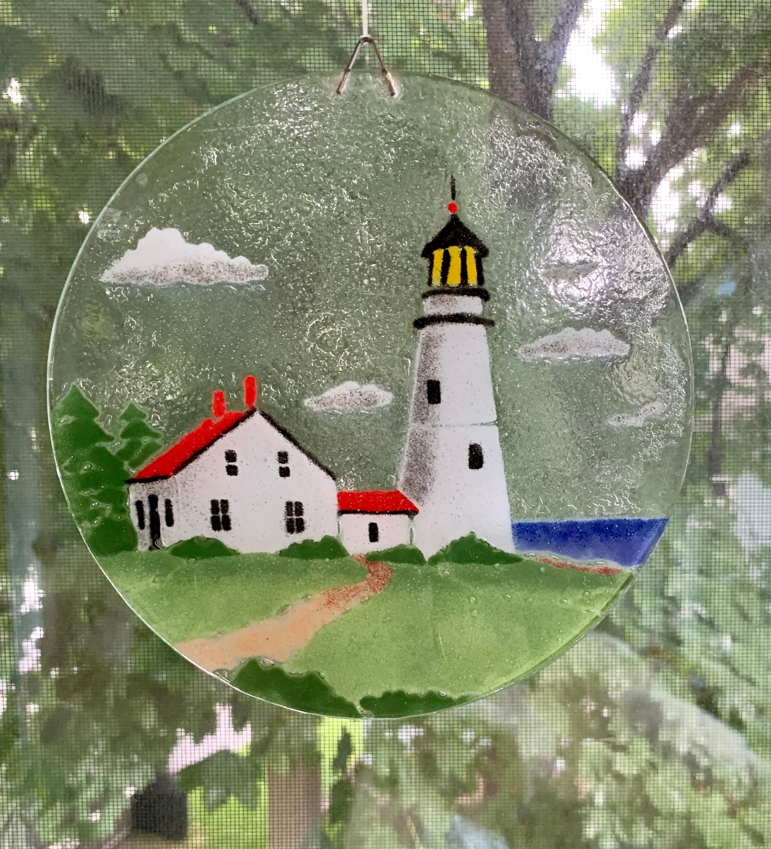 Lighthouse Suncatcher, Lighthouse Decor, Seashore, Window Hanging, Sun ...