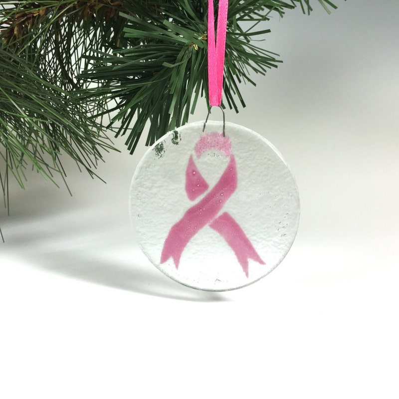 Breast Cancer Ornament - Etsy