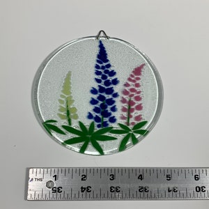 Lupine Suncatcher, Small Lupine Window Hanging, Lupines, Flowers ...