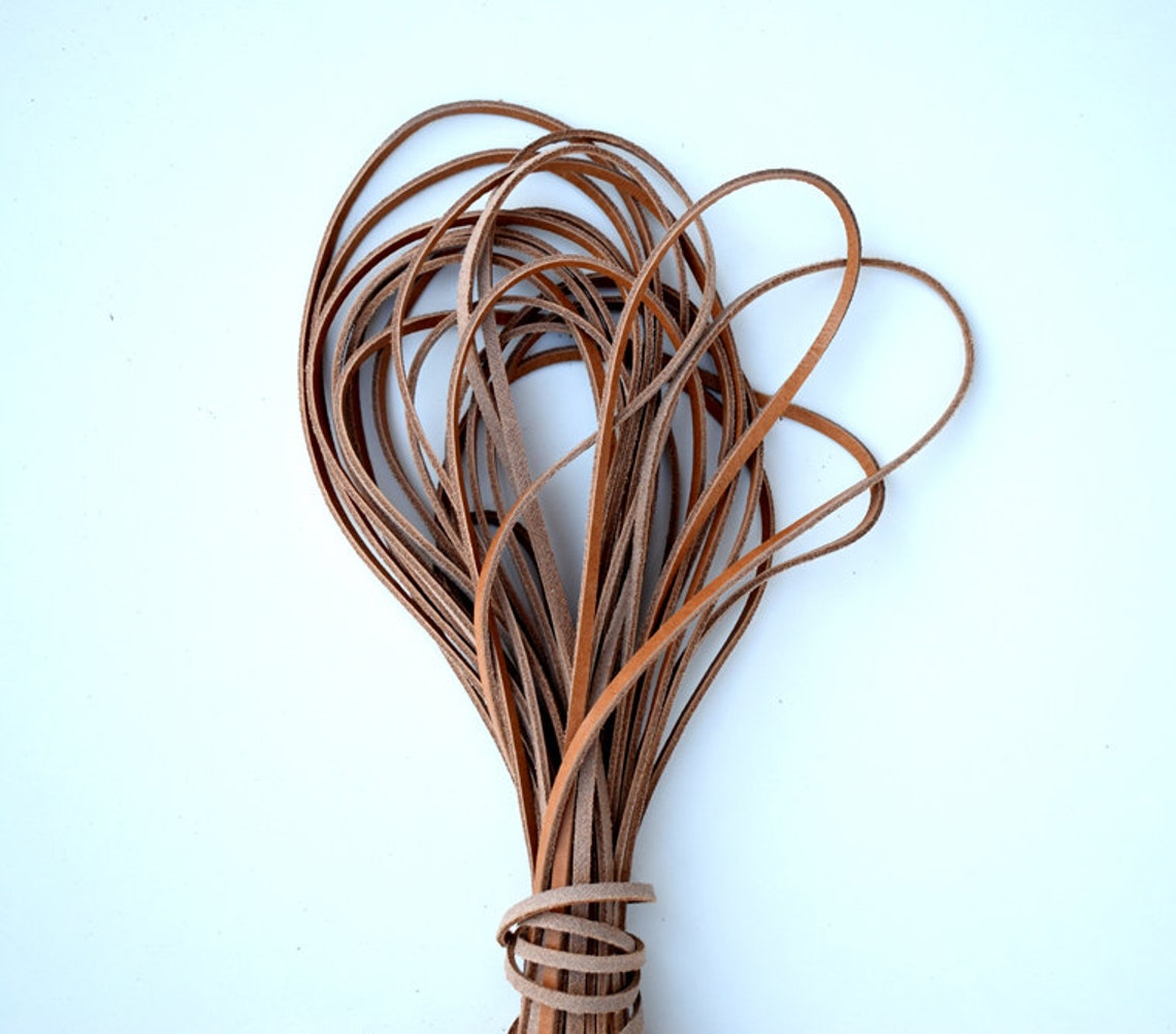 Flat Leather Cord DIY Leather String Cord replacement for | Etsy