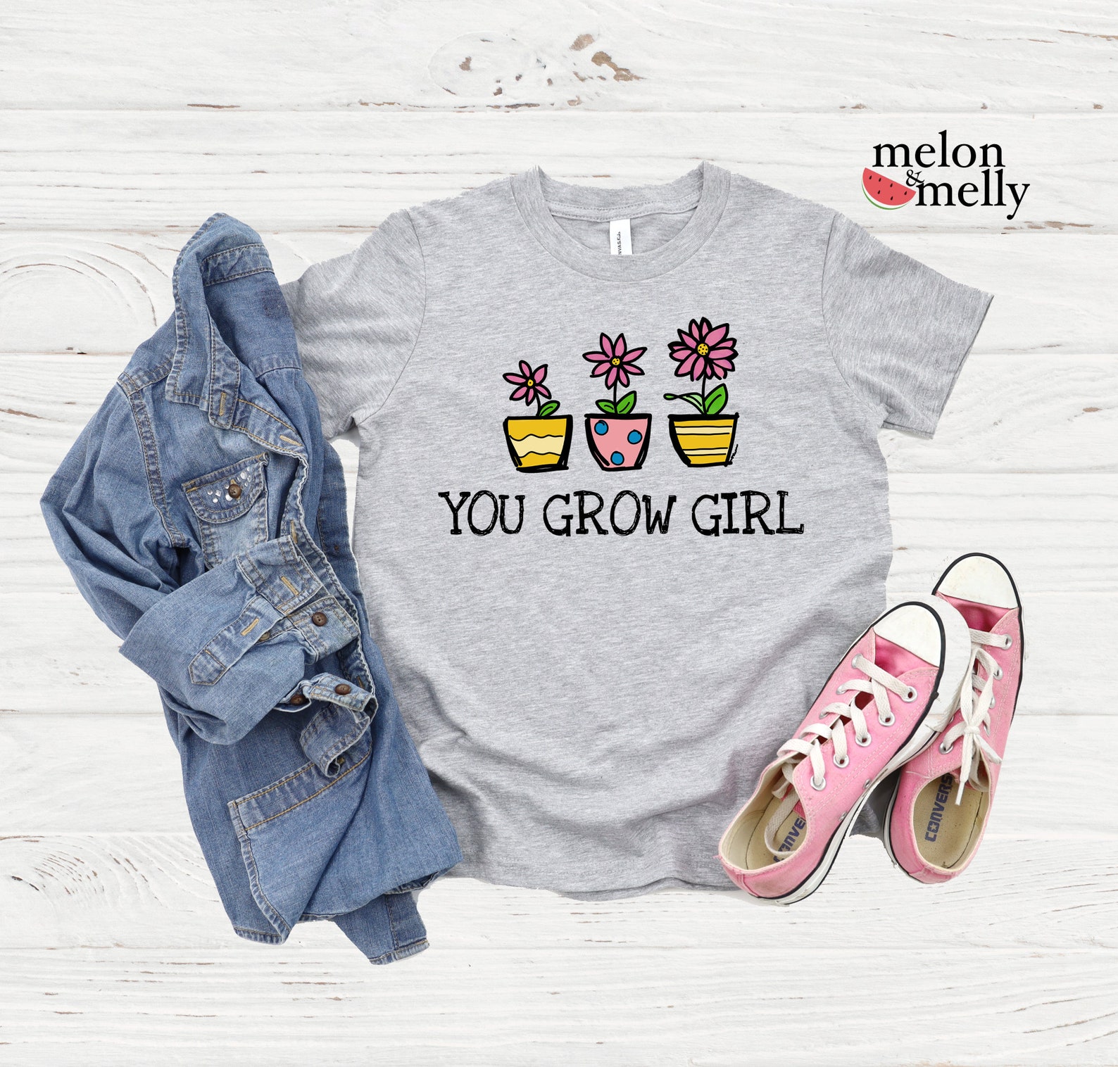You Grow Girl Kid TShirt / Flower TShirt / Friendship TShirt / - Etsy ...