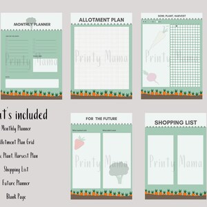 Digital Allotment Planner - Etsy