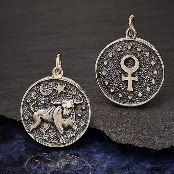 Taurus Pendant - Etsy