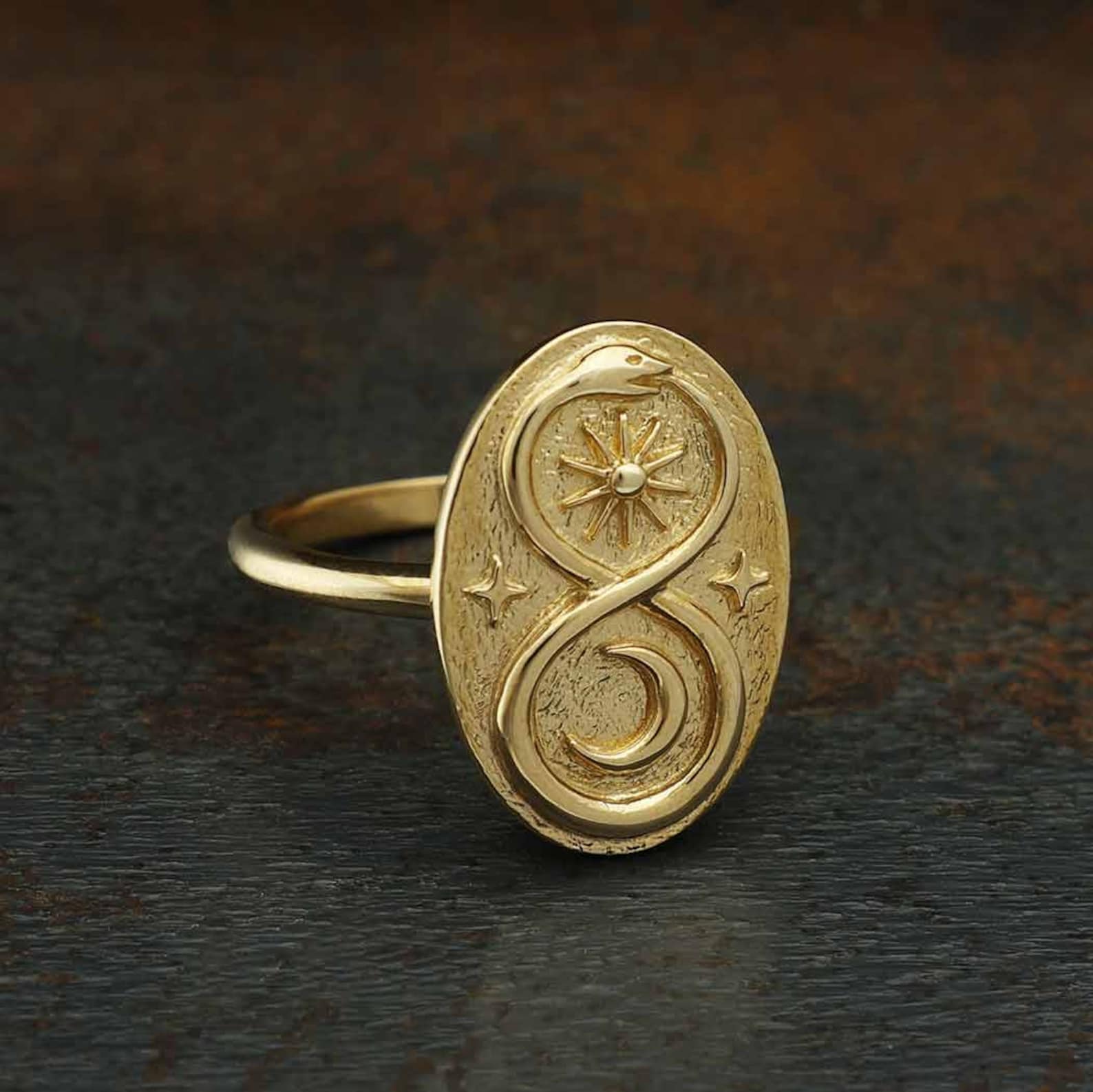 Ouroboros Necklace Gold Ouroboros Necklace or .925 Sterling Silver ...