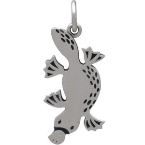 Sterling Silver Platypus Charm. Platypus Pendant. 925 Sterling Silver ...