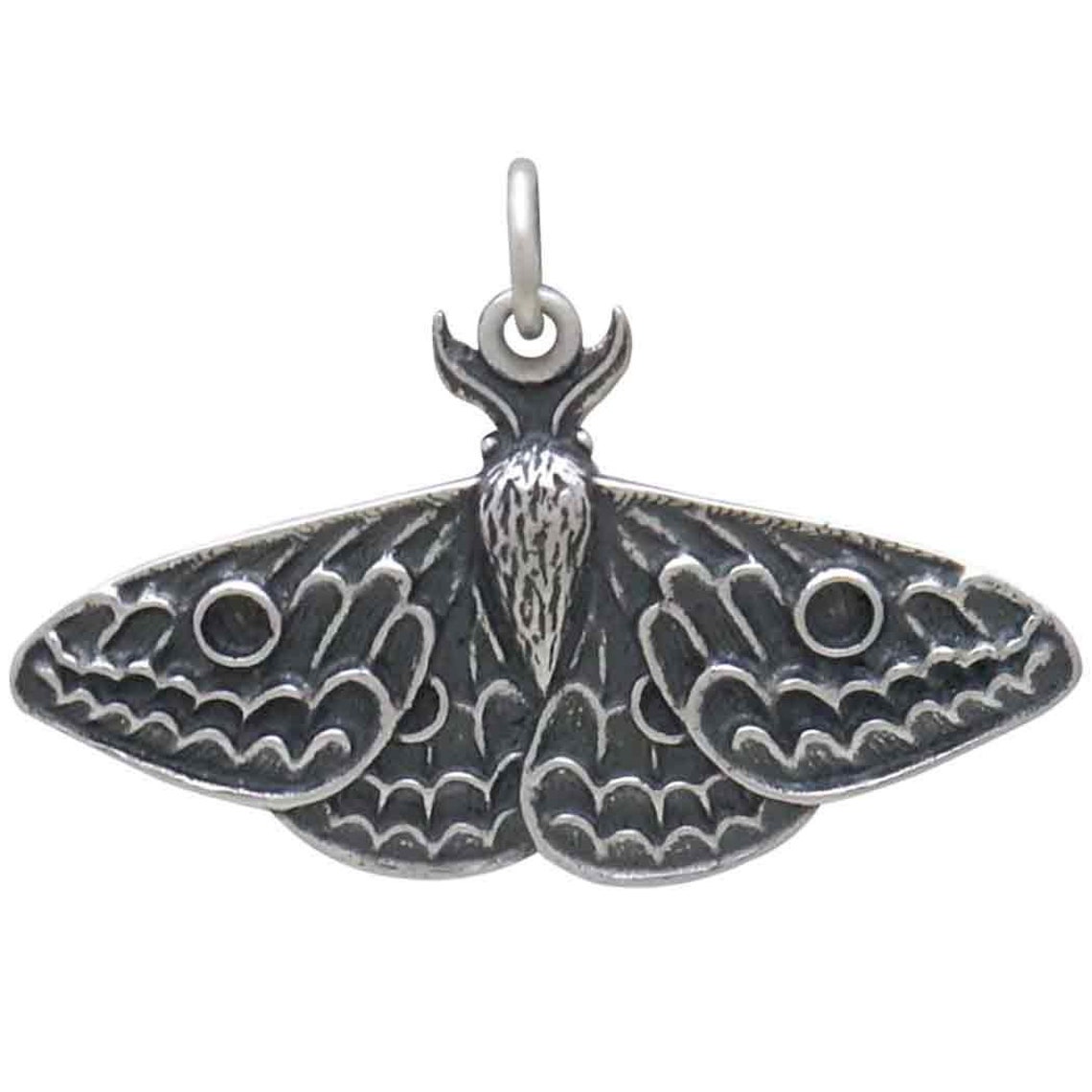 Sterling Silver Moth Pendant Solid .925 Sterling Silver Moth - Etsy