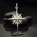 Sterling Silver North Star Charm. 925 Sterling Silver North Star ...