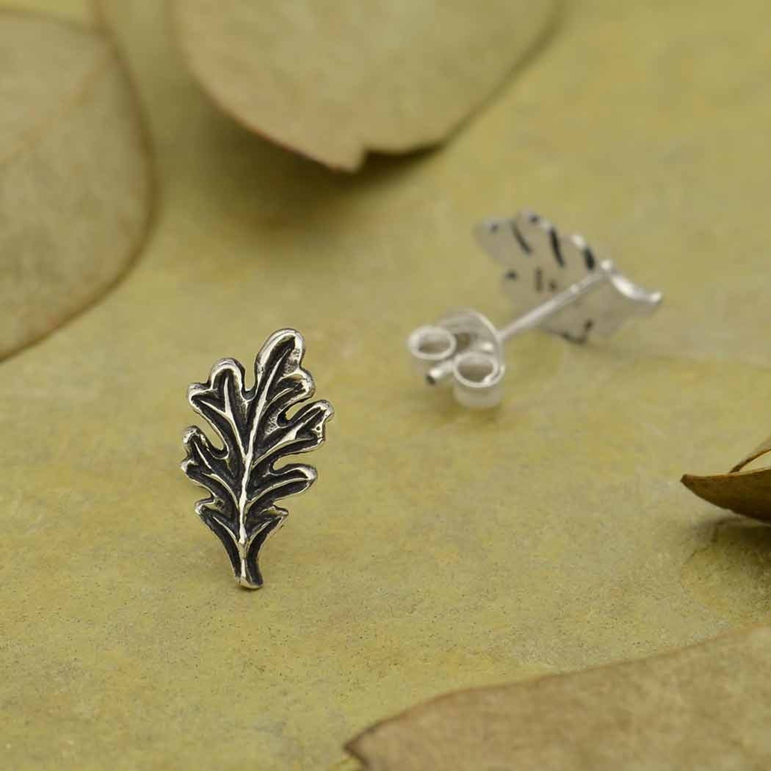 Oak Leaf and Acorn Ring 925 Sterling Silver Oak Leaf Mini Charms or ...