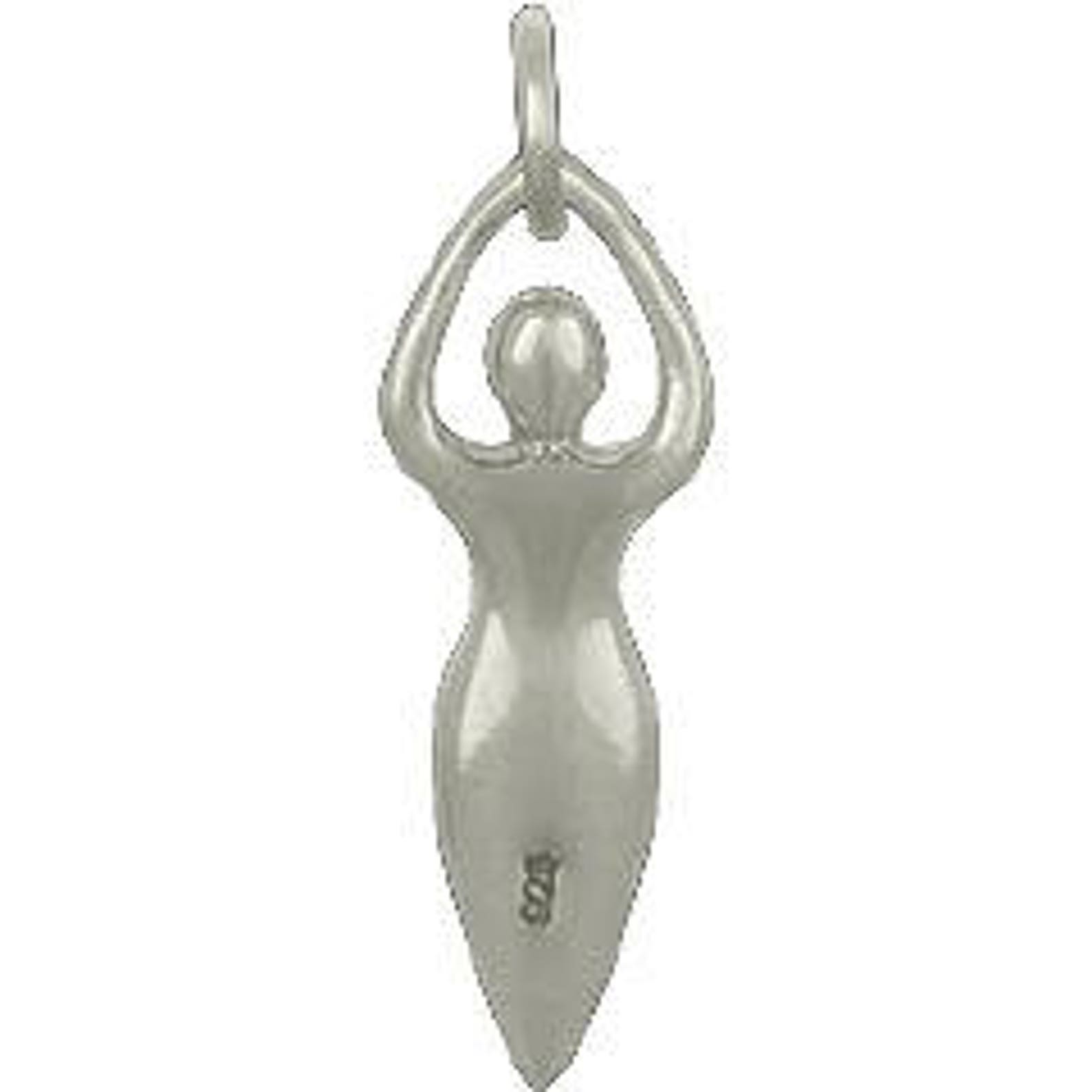 Sterling Silver Moon Goddess Charm Fertility E 925 Sterling Silver ...