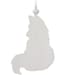 Sterling Silver Etched Fox Charm. 925 Solid Sterling Silver Fox Pendant ...